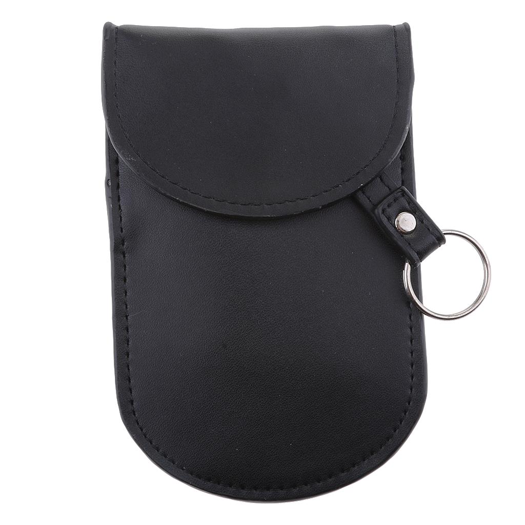 Buy RFID Signal Blocking Shielding Bag Leather Car Key Fob Protector ...