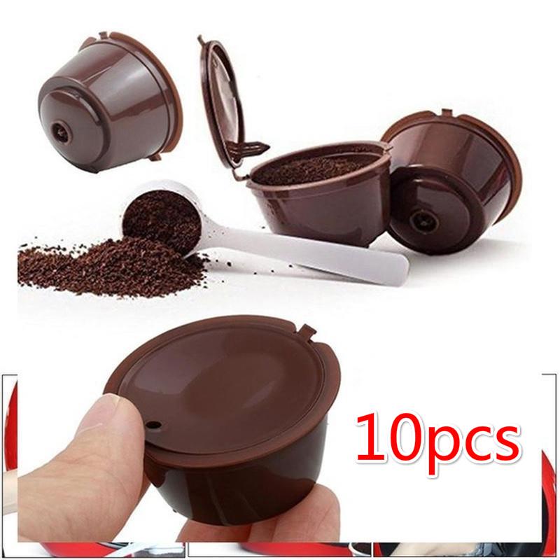10 PCS Mini Coffee Capsules Coffee Machine Reusable Capsule Coffee Cup ...