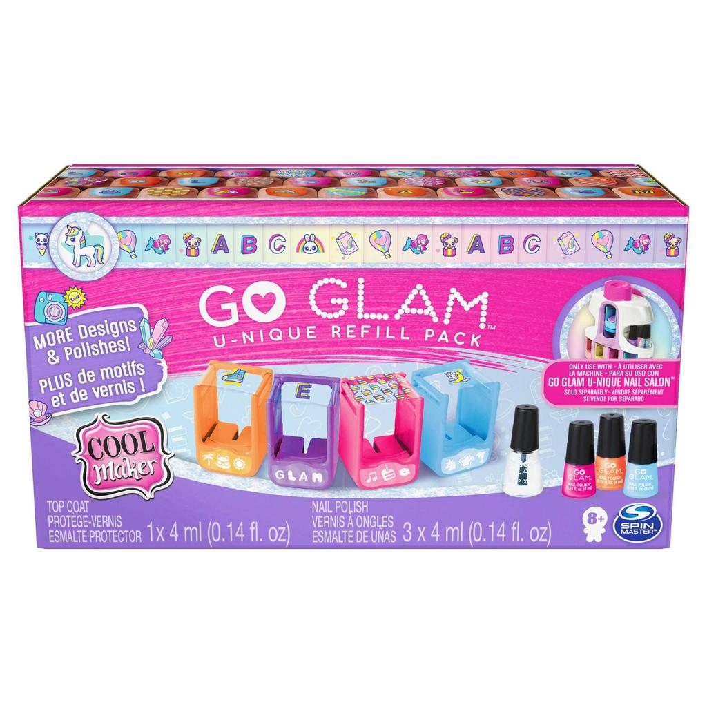 Buy Cool Maker Refills Go Glam U-nique Nail Salon - Refills of 4 Design ...