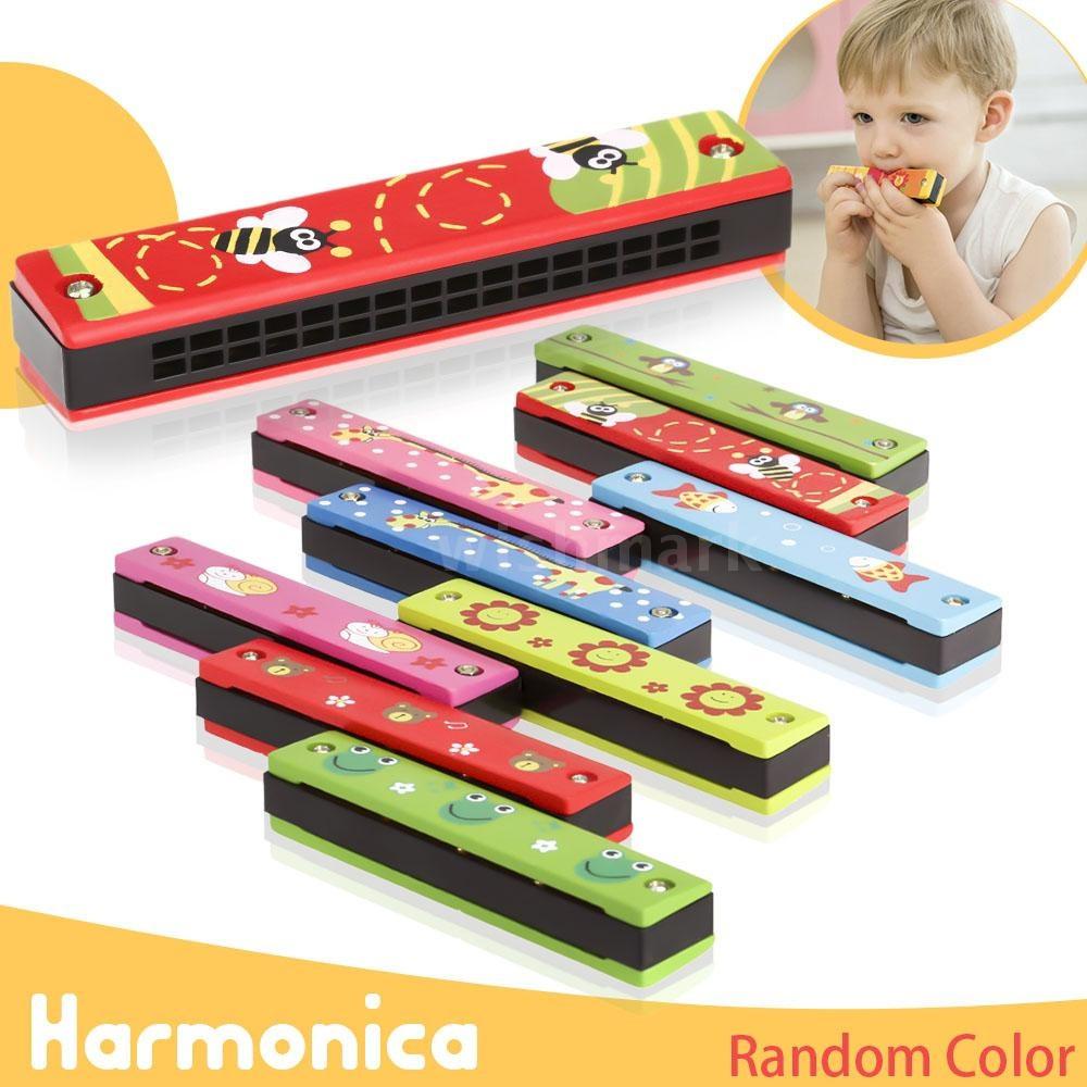 Buy 1PC Cute Tremolo Harmonica 16 Holes Kids Musical Instrument ...