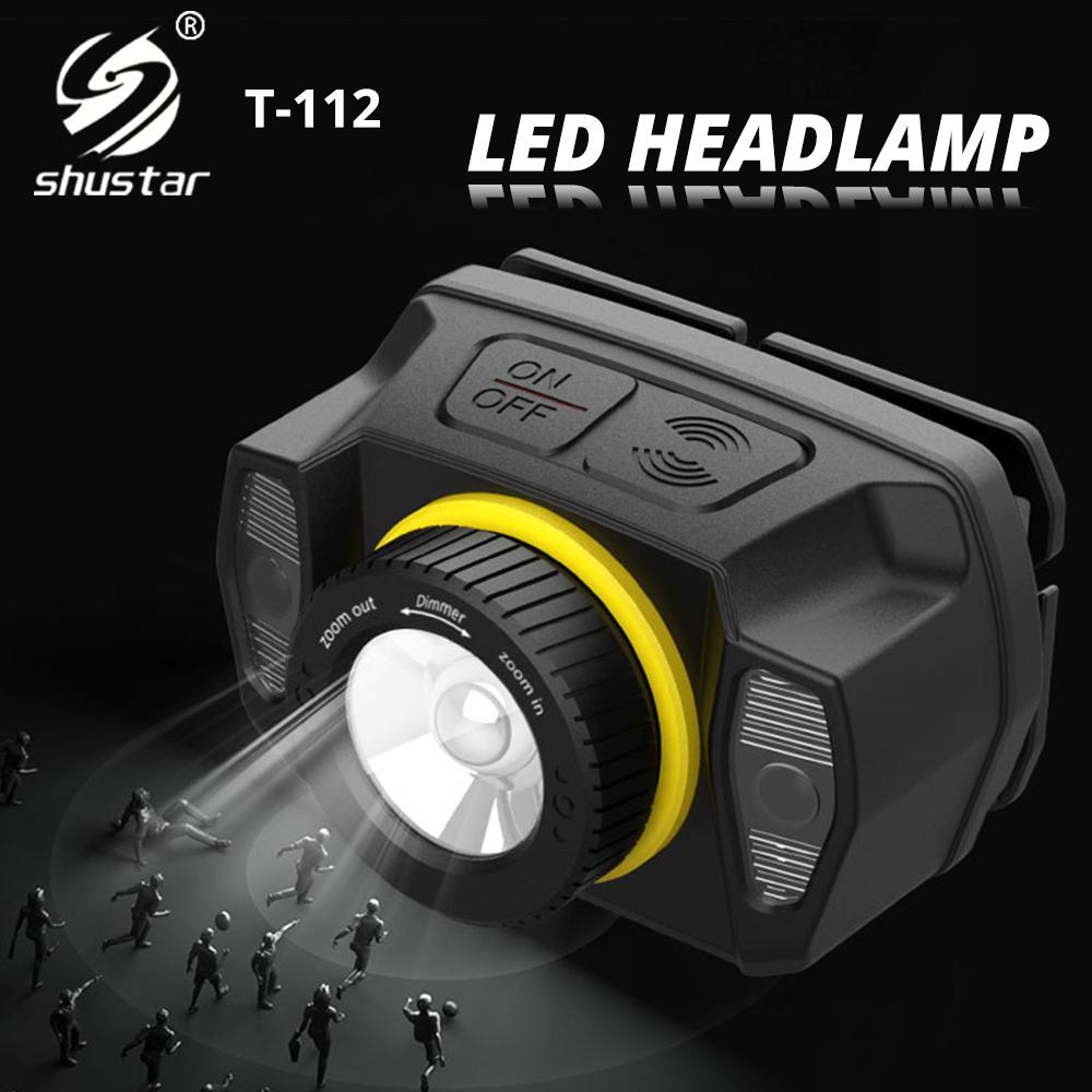 Satın alın Super Bright Xpg Led Headlamp With Infrared Sensor Rotatable ...
