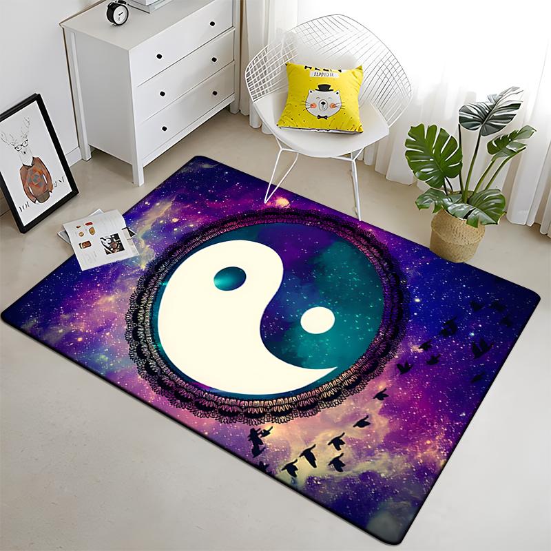 Cheap Modern Chinese Dragon Tai Chi Bagua Yin Yang Area Rug Living Room ...