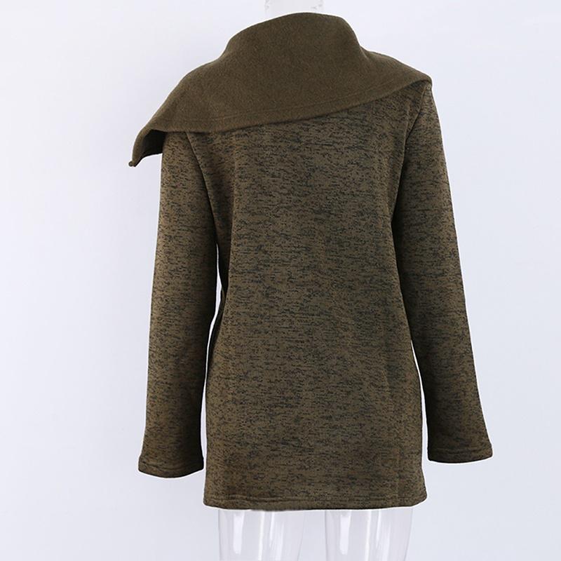 Buy Autumn Winter Women Fashion Personality Side Zipper Jacket Casual ...
