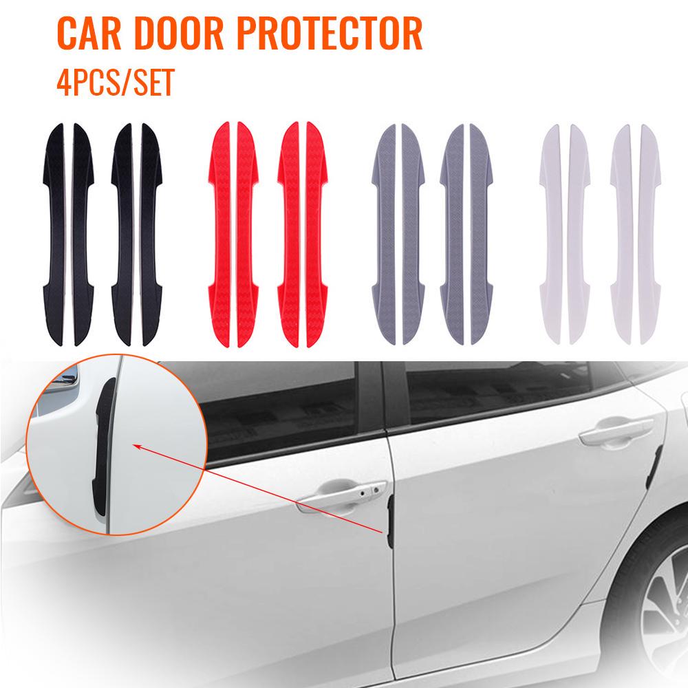 Buy 4Pcs Car Door Protector Anti-Collision Strip Door Stickers Bumper ...