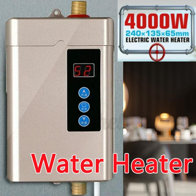 Cheap Electric Tankless Instant Hot Water Heater Bathroom Tap Kitchen ...