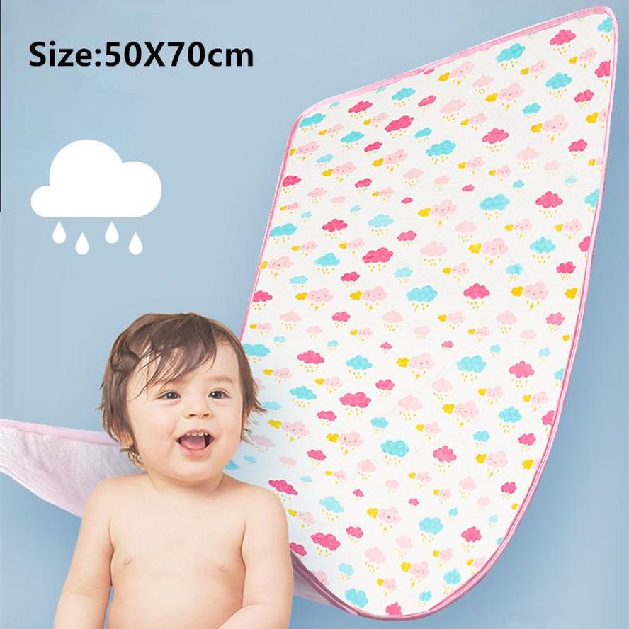Buy 50*70cm Baby Changing Pad Cute Baby Travel Home Mat Pad Waterproof ...