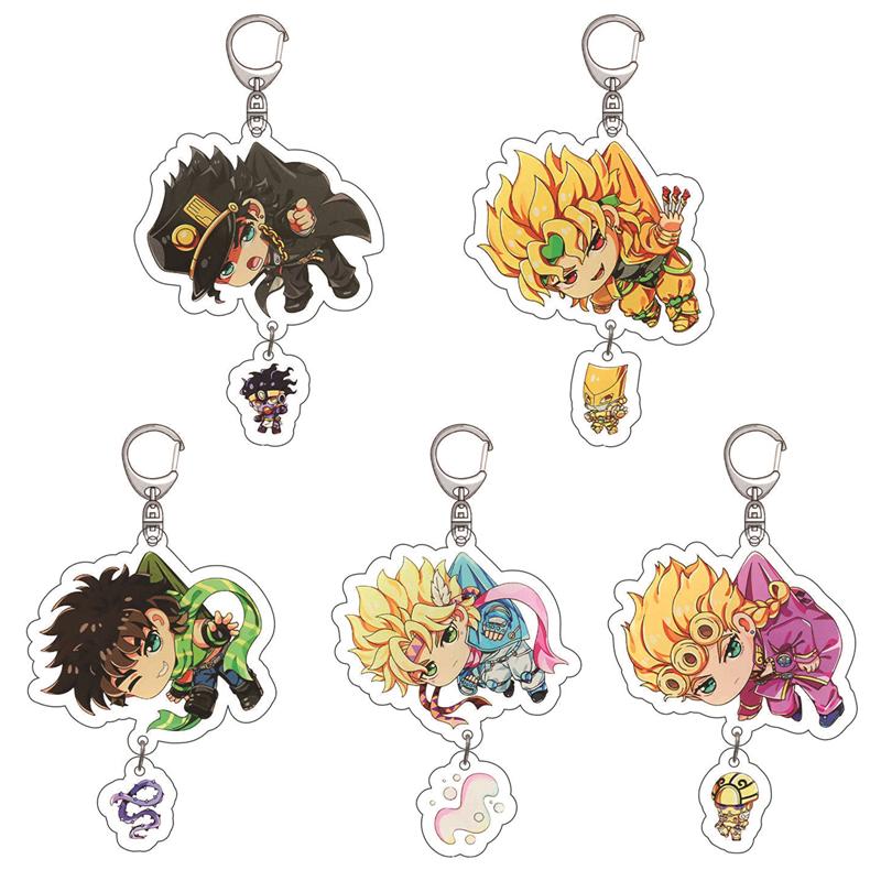 Buy Anime JoJo's Bizarre Adventure Cartoon Character Acrylic Keychain ...
