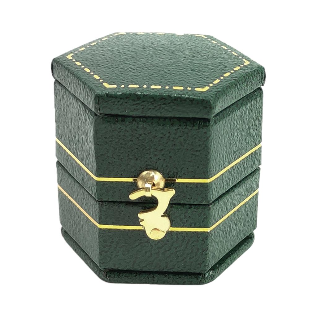 Buy PU Leather Ring Box Luxury Jewelry Ring Boxes Jewelry Storage Case ...