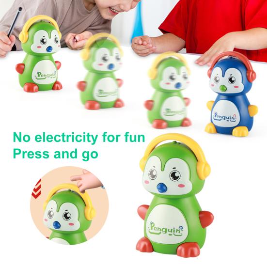Cheap Broken-proof No Battery Inertia Penguin Toy Cute Pull Back Animal ...