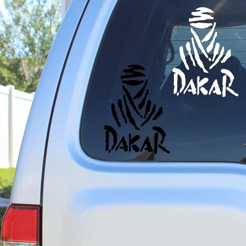 Buy Universal Creative White DAKAR Off-road Reflective & Sticker Car ...