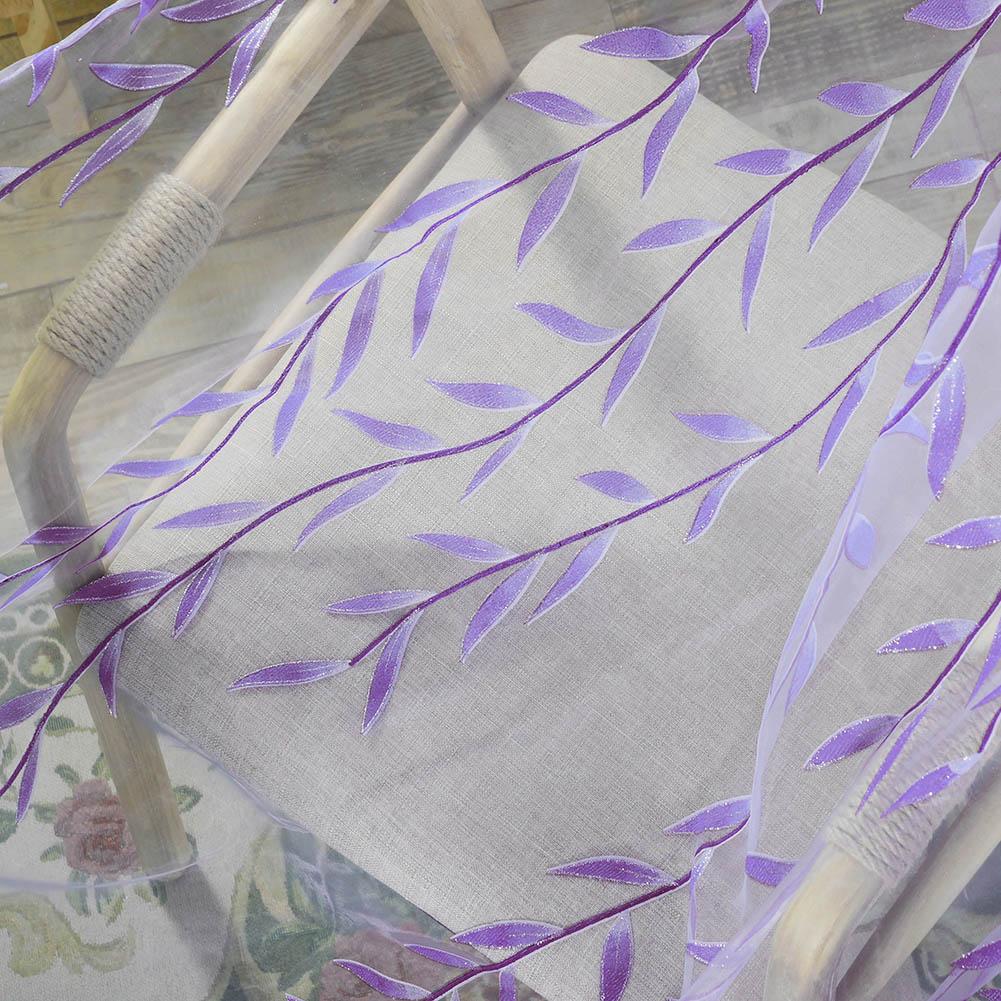 Buy Pastoral Style Willow Floral Window Curtain Bedroom Living Room ...