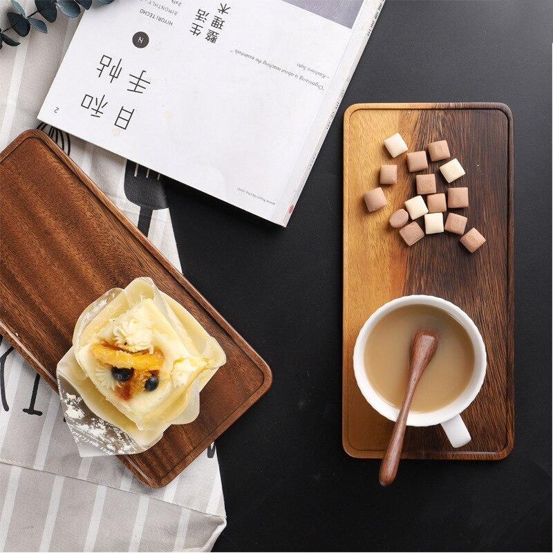 Buy South American Walnut Tray Solid Wood Afternoon Tea Tray Fruit Tray ...