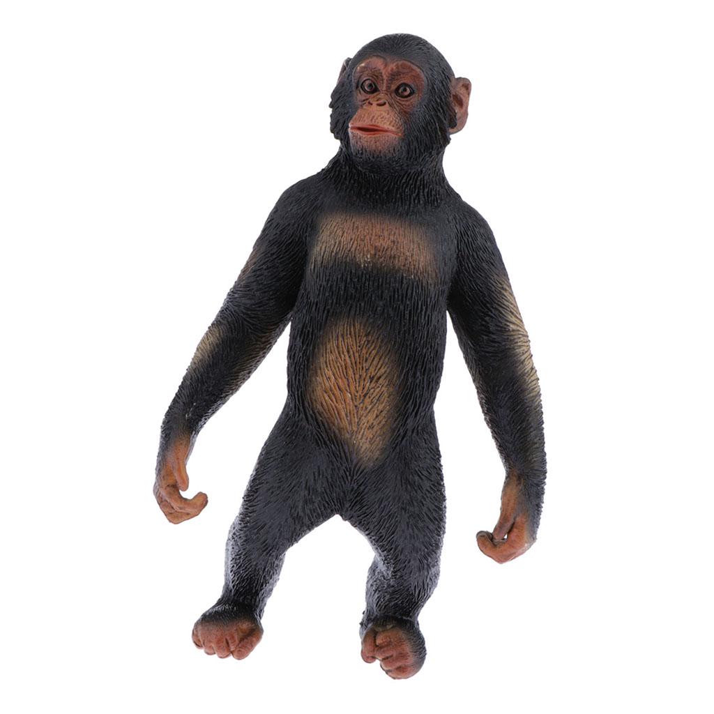 Lifelike Standing Gorilla Action Figure Model Home Decor/Kid ...