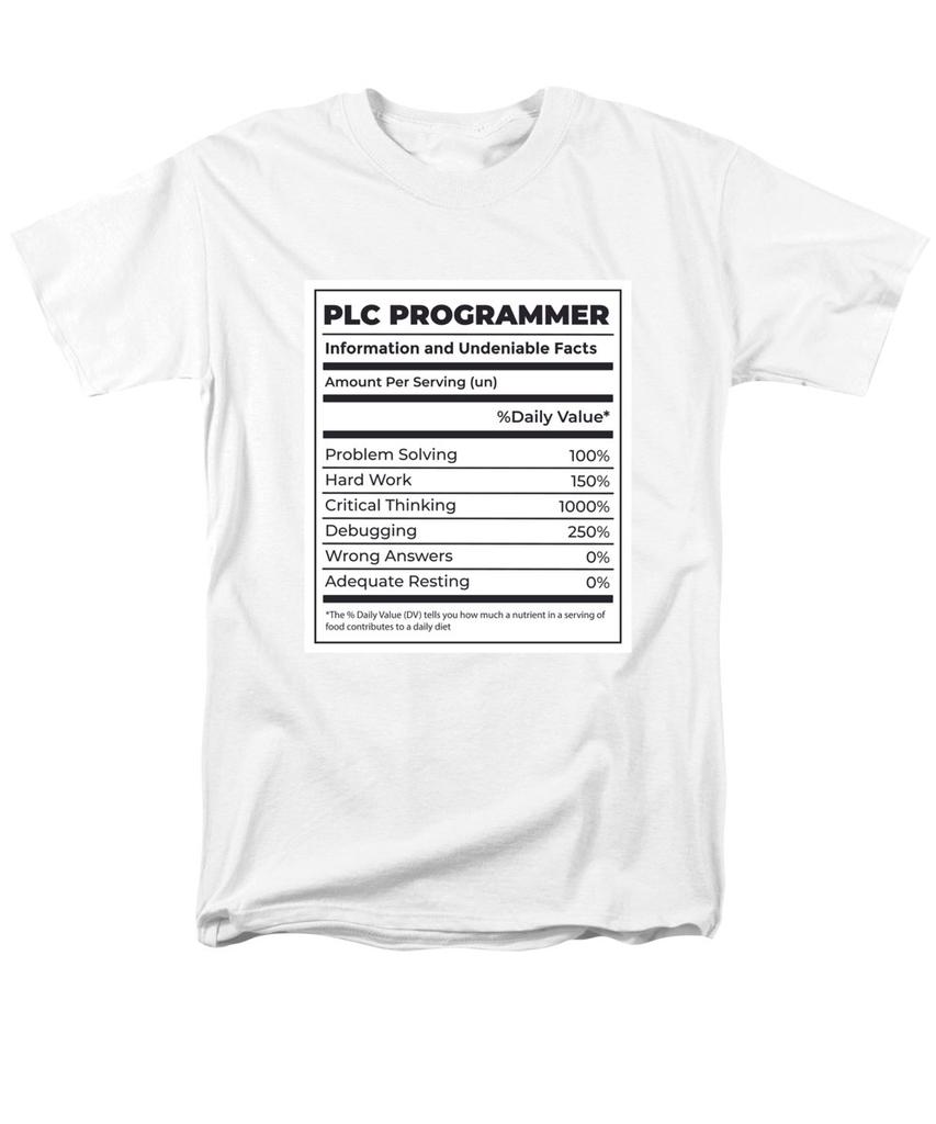 Buy Men Premium Cotton plc programmer nutrition Print Tees Funny ...