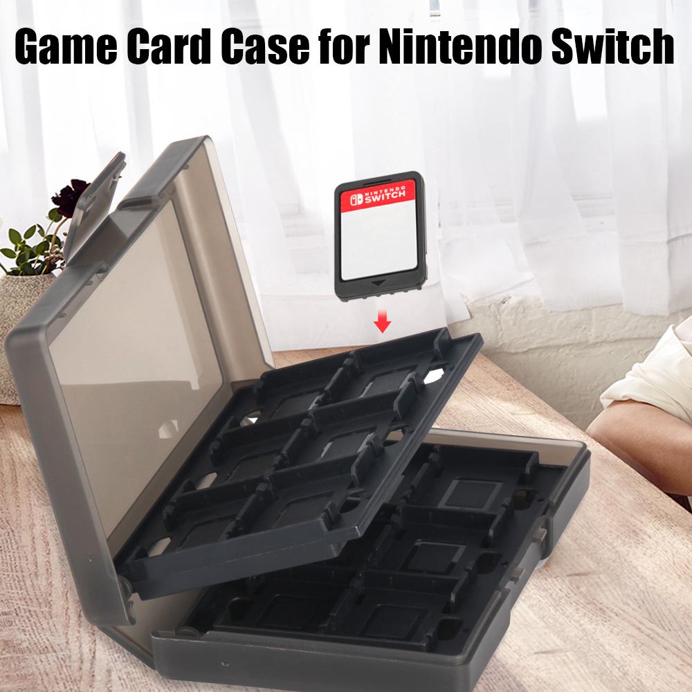 Game Card Case for Nintendo Switch Hold 24 Game Cards and 6 Controller ...