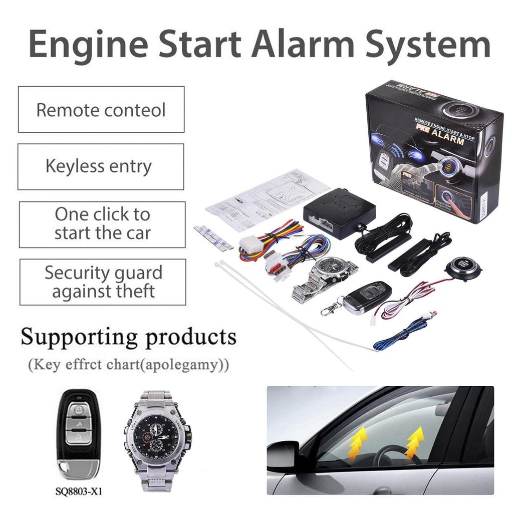 Buy Smart Key Keyless Car Alarm Entry Remote Engine Starter at ...