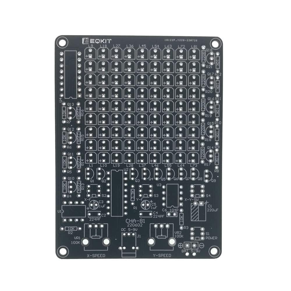 Black Soldering Practice LED Chaser PCB Board Plastic School Learning ...