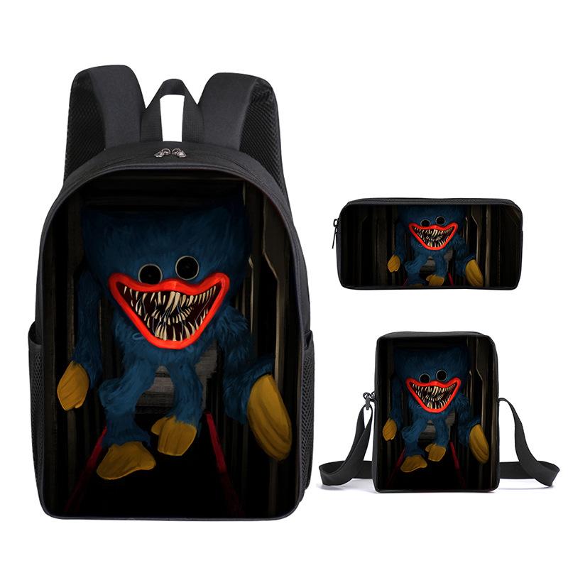 Buy Poppy Playtime Schoolbag Three Piece Set Multi Size Backpack ...