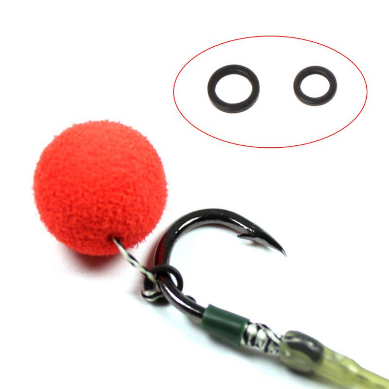 Buy 100 Pcs/Set Fishing Rig Ring 3.1mm/3.7mm Steel Rings Ultrathin ...