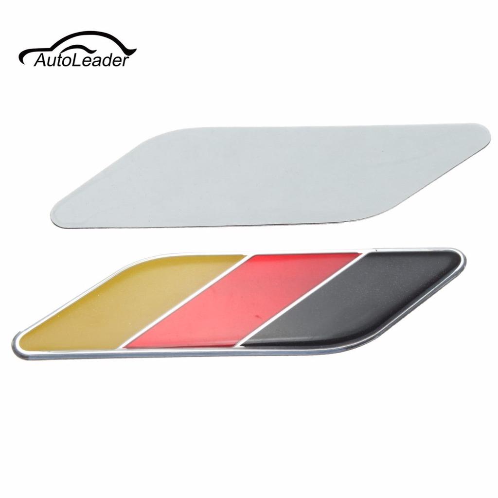 Buy 1 Pair 3D Car German Germany Flag Sticker Badge Emblems Decal Decor ...