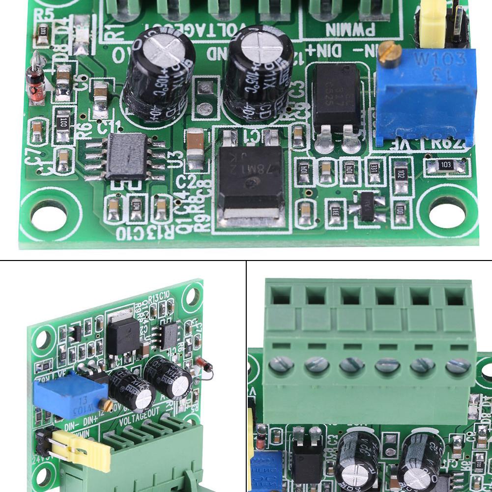 Buy PWM to Voltage 0-10V Adjustable Digital Analog Signal Converter ...