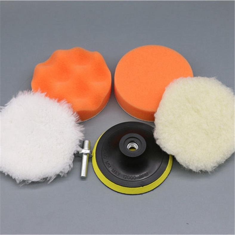 Auto Beauty Car Wax Washing Polishing Sponge Wheel Pad Wool Waxing Disc ...