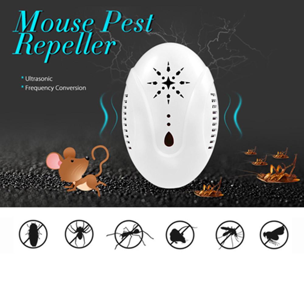 Buy Electronic Ultrasonic Mouse Pest Repeller Plug-in Type Repellent To ...