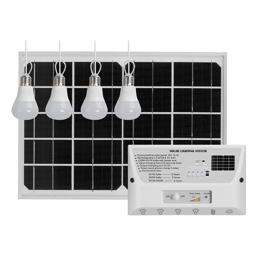 Buy USB Solar Panel LED Bulb Lamp 5730 Hiking Camping Tent Travel Night ...