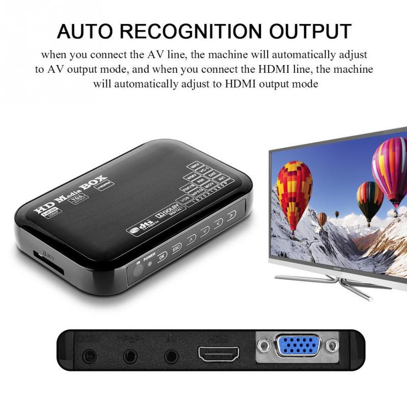 Buy Full HD Mini Box Media Player 110-240V 1080P Media Player Box ...