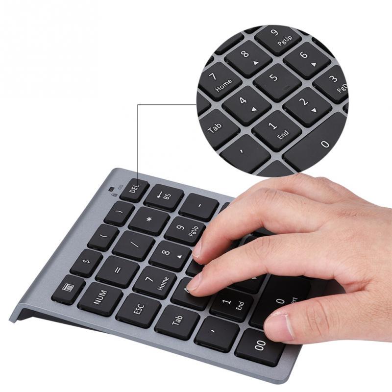 Buy 28 Keys 2.4G Mini Numpad Wireless Numeric Keypad Small Keyboard at ...