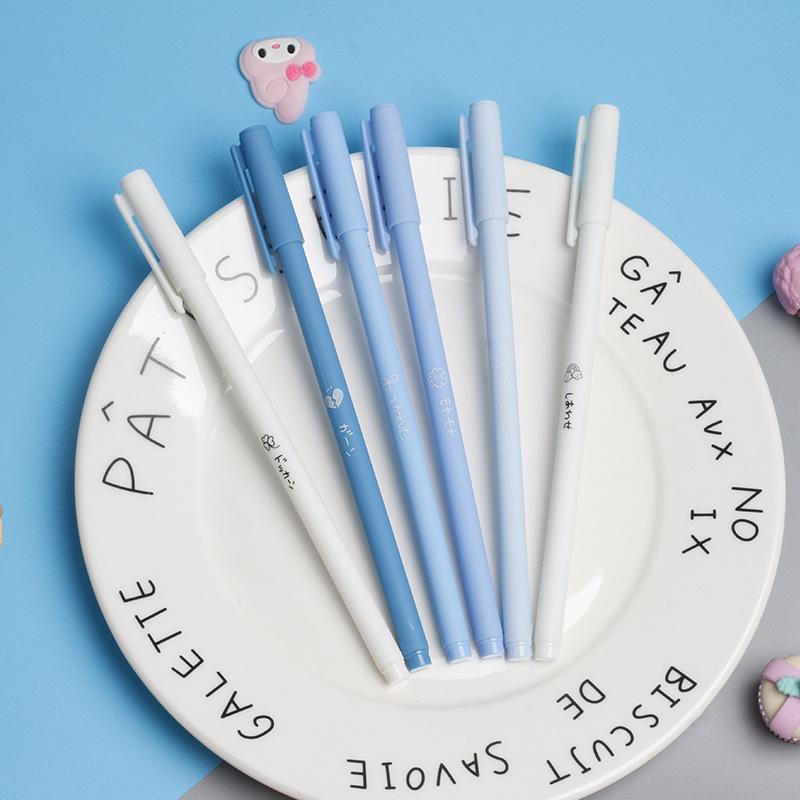 Buy Gel Pen Simple Style Student Office 0.5mm Writing Stationery at ...