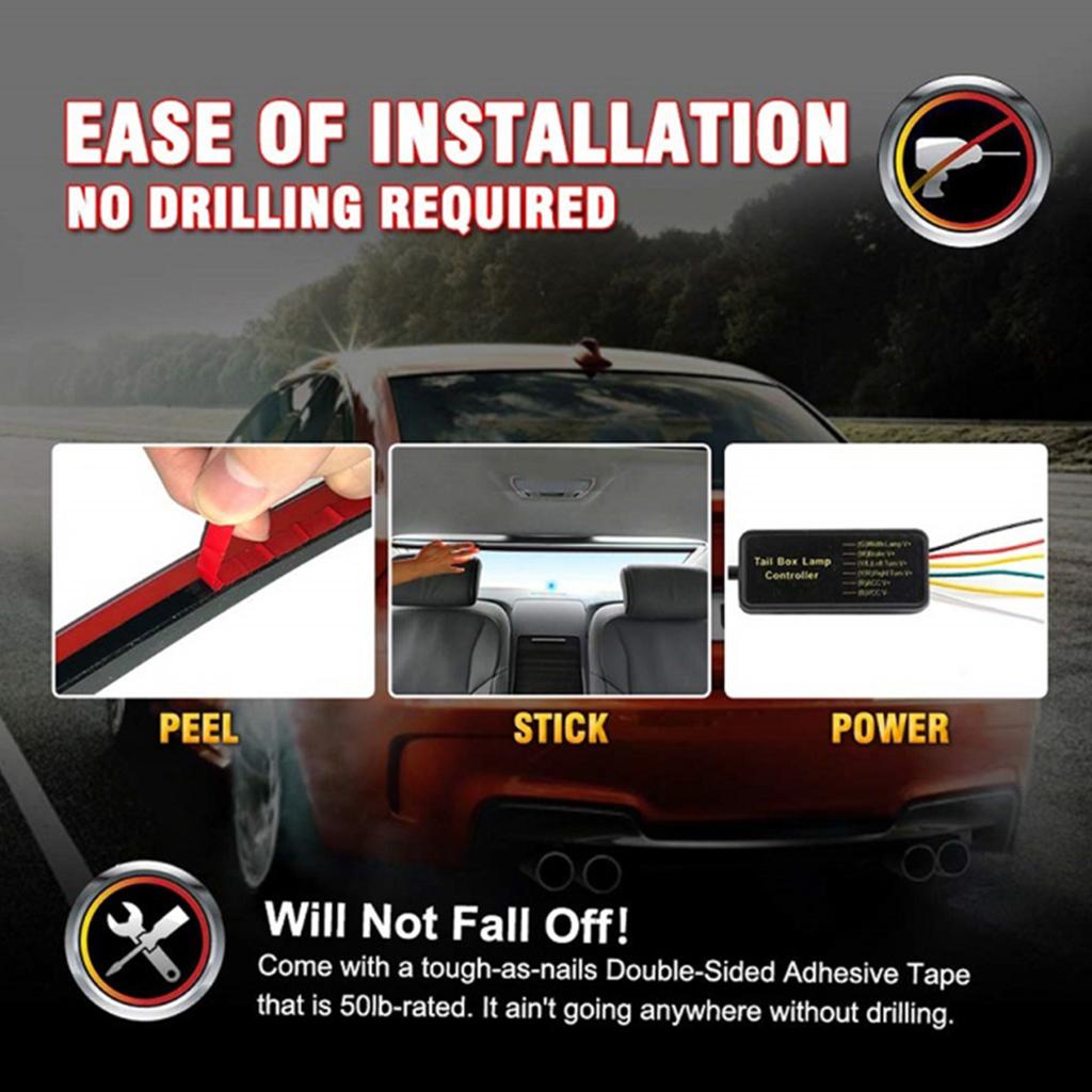 Buy Easy Installation Car Indicator Light DC 12V Turn Signal Strip ...