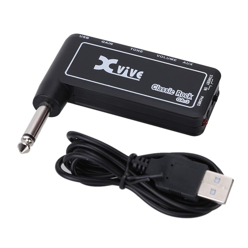 Buy Xvive GA3 Classic Rock Mini Portable Rechargeable Electric Guitar ...