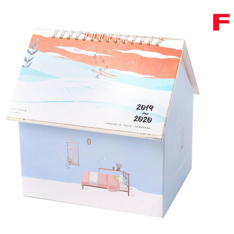 Buy 1PC 2020 Creative Folding House Desk Calendar Calendars Desktop ...