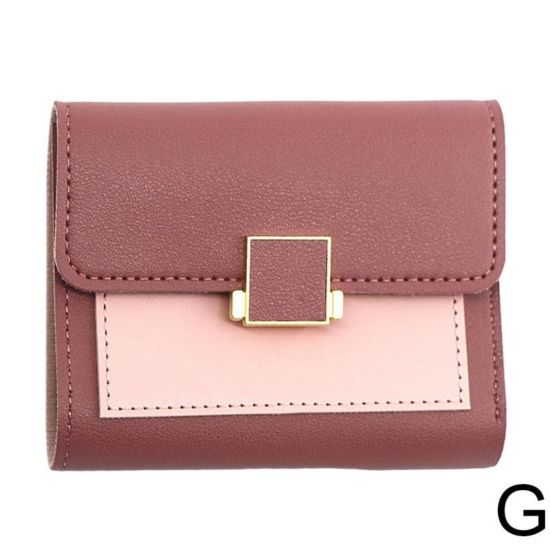 Cheap Casual Short Wallet Square Wallet Coin Clutch Bag Bank Card Purse ...