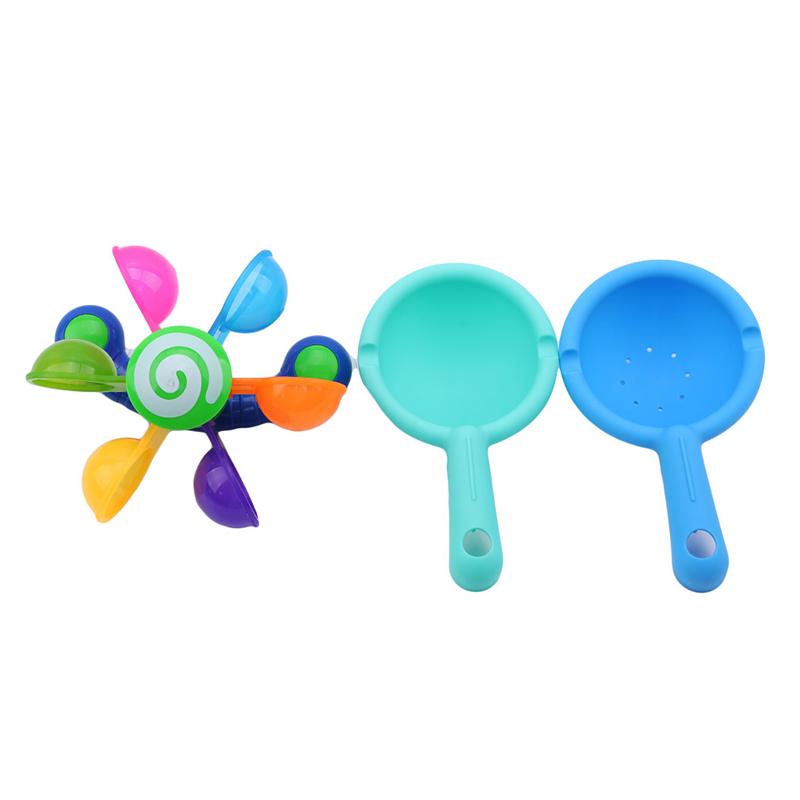 Buy Home Supplies Baby Bath Toys Play In Scoop Water Mini Waterwheel ...