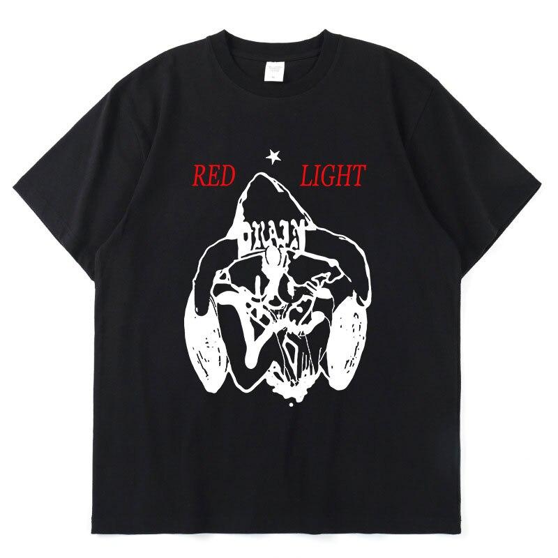 Buy Swedish Rapper Bladee 333 Tee Shirt Drain Gang Red Light Character ...