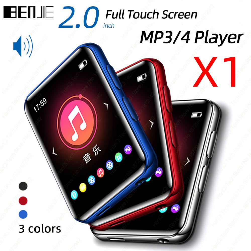 BENJIE X1 Full Touch Screen 4GB MP3 Player Portable Audio Walkman MP4 ...