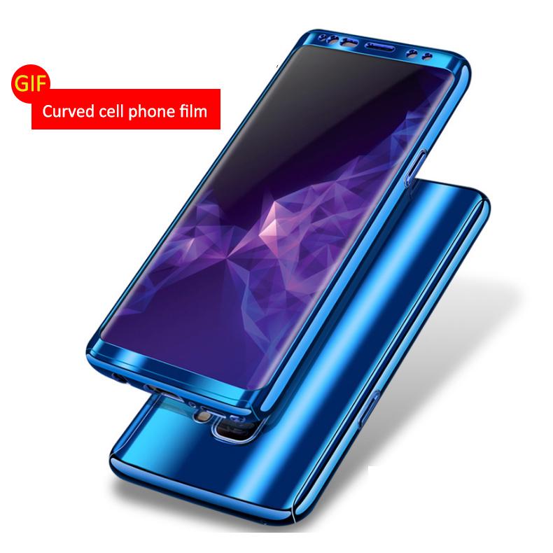 Buy 360° Plating Phone Case Slim Mirror Full Cover For Samsung Galaxy ...