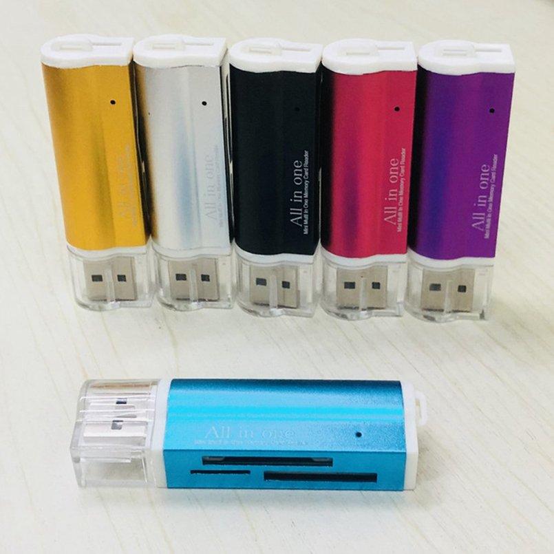 Buy Pearliky USB 2.0 Aluminum Alloy Four-in-one Card Reader Multi ...