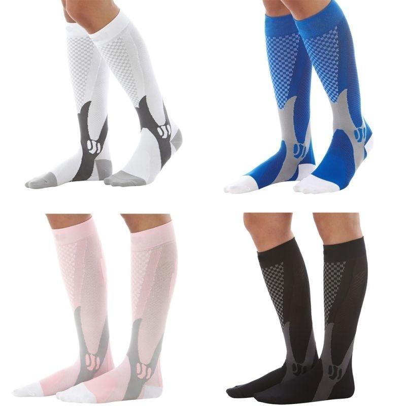 Support Stretch Compression Socks Below Knee High Compression Socks ...