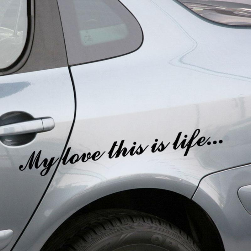 Cheap Metvi Sticker Creative life Car Sticker Auto Window Door Decals ...