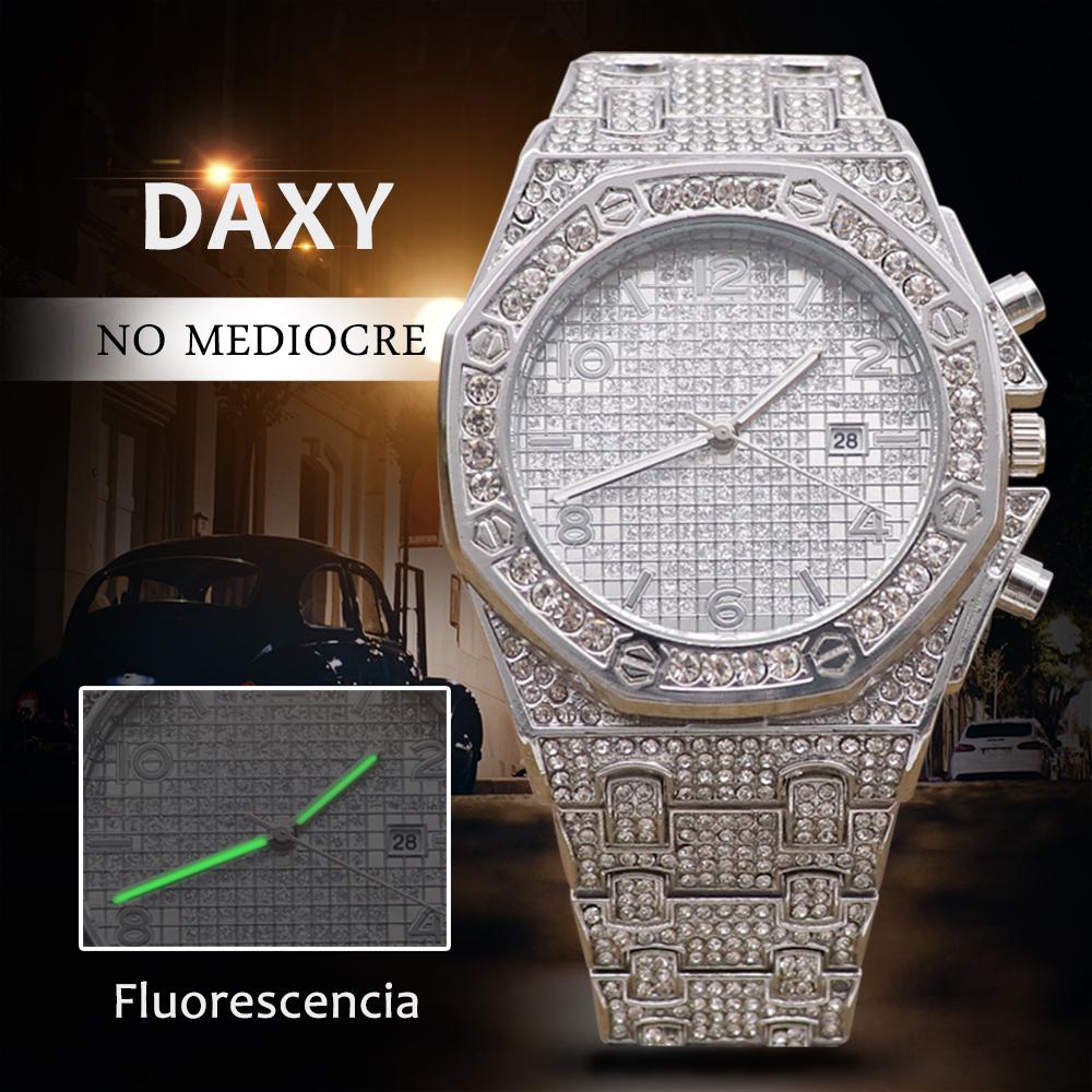 Buy DAXY Luxury Role Male Gold Wrist Watch Quartz Carbon Fiber Bezel ...