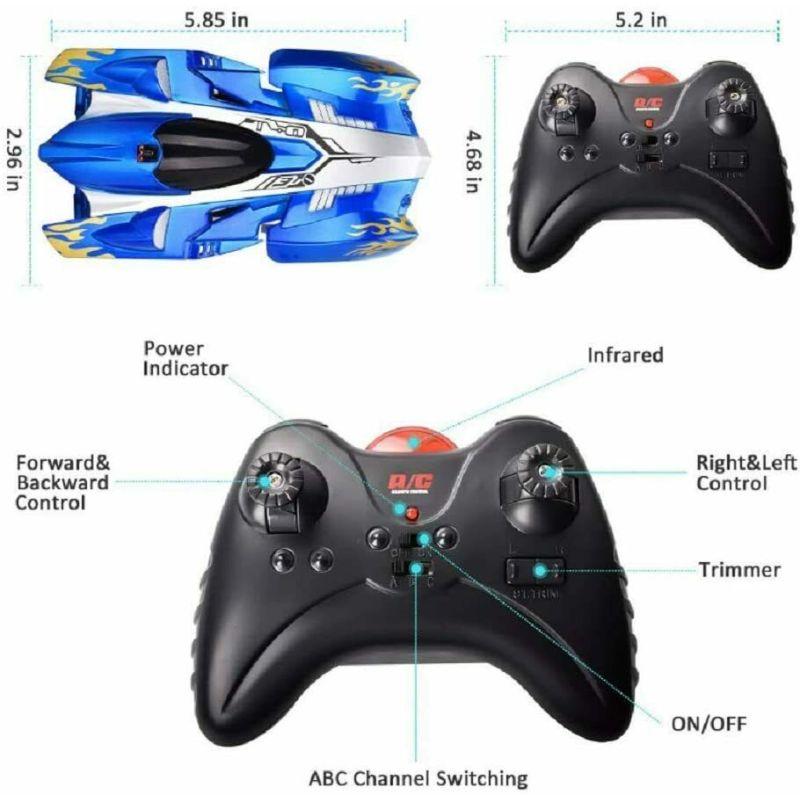 Buy Wall Climbing Remote Control Car Radio Controlled Stunt Rc Racing ...