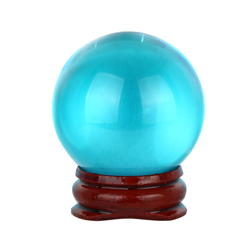 Buy 40mm Natural Quartz Magic Crystal Ball Healing Sphere And Stand at ...
