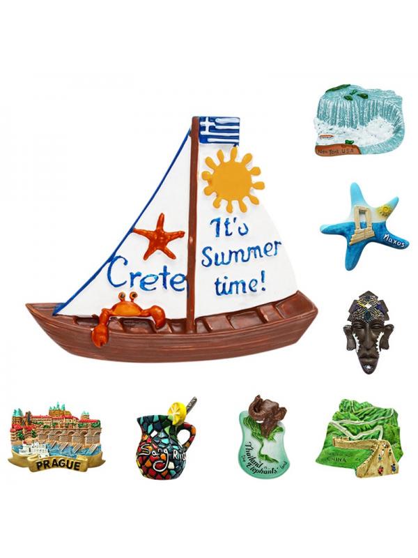 Unique 3D Three-dimensional Fridge Magnets Resin Refrigerator Stickers ...