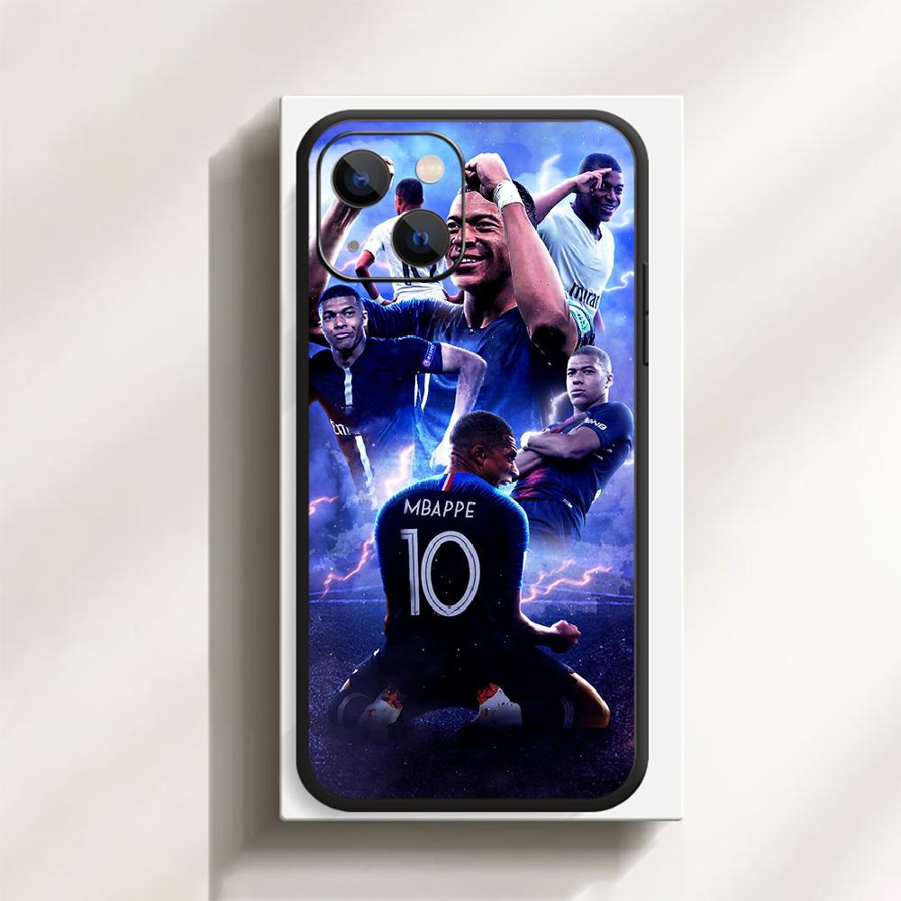 Buy Kylian Mbappe Football Soccer Soft Phone Case Cover For IPhone ...