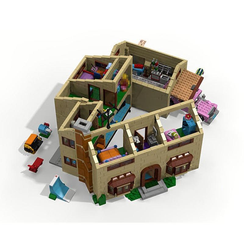 Buy The Simpsons House Assembly Puzzle Compatible Model Building Kits ...
