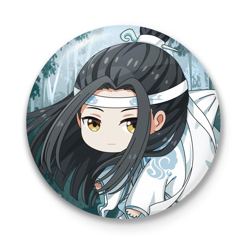 Satın alın 5 adet / set Anime Mo Dao Zu Shi Cosplay Rozet Lan Zhan Chen ...