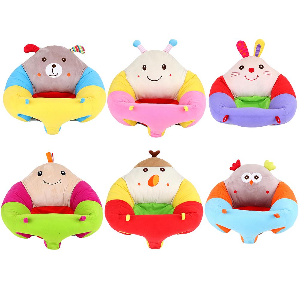 Buy Cartoon Shape Baby's Learning Seat Safa Plush Toy Children's ...
